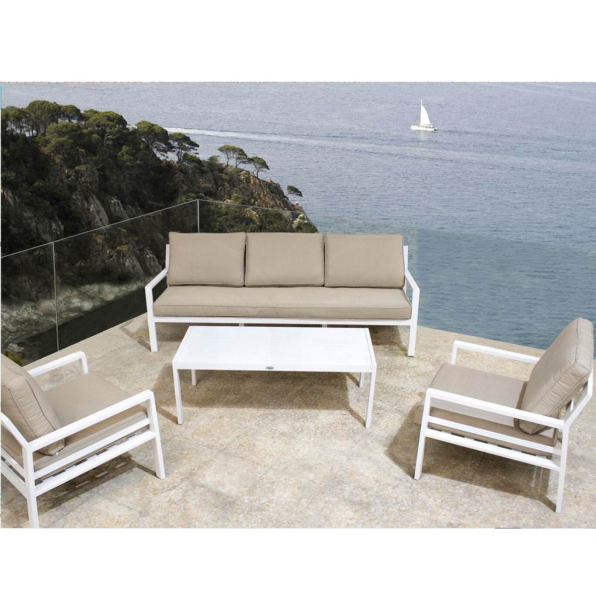 Tresillo Aluminio Oslo